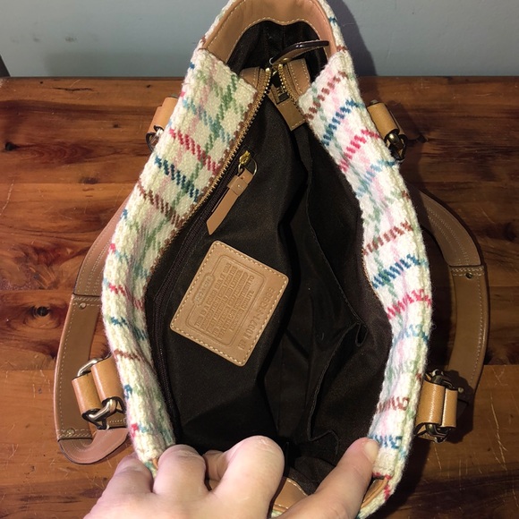 Coach | Bags | Vintage Wool Coach Purse | Poshmark